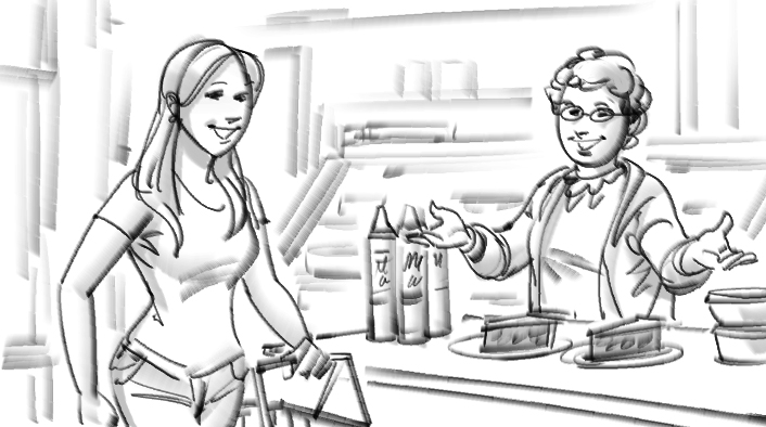 Reddi-Wip “Supermarket” Storyboards – Max Forward – Digital Storyboards
